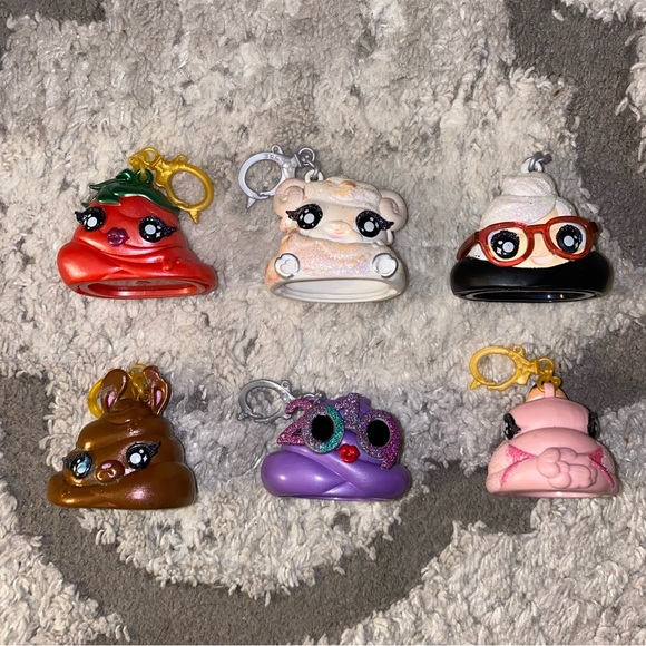Accessories | 6 Poopsie Slime Surprise Container Keychains | Poshmark